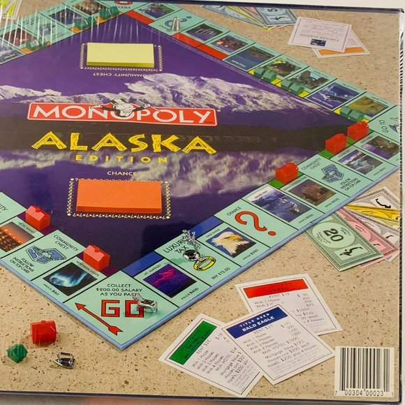 Hasbro | Games | Vintage Monopoly Alaska Edition Great Land State 997 ...